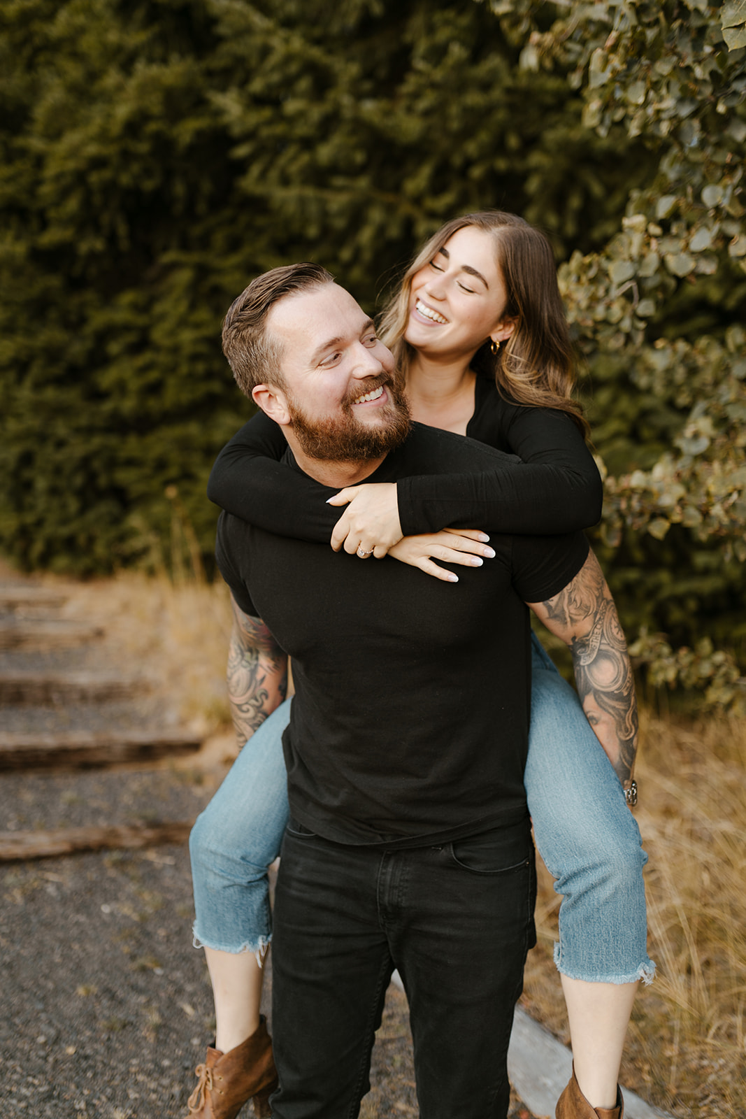 Steven and Lily’s Engagement Session at Gorge Crest Vineyards: A ...